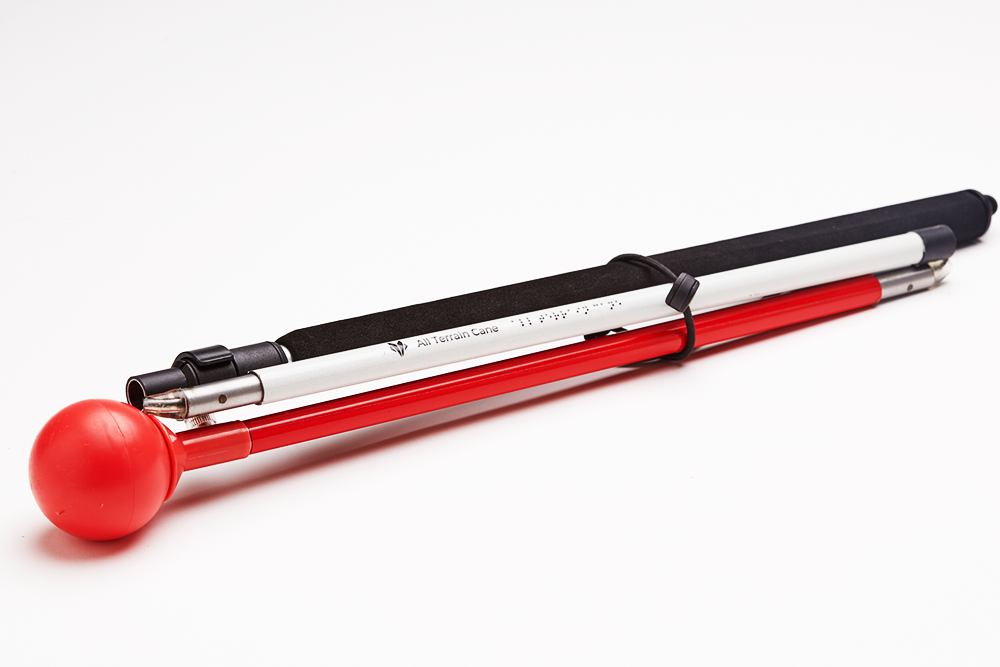 Awarewolf Gear All Terrain Cane with Red Roller Ball Tip – Sterling ...