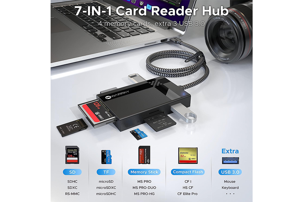 7-in-1 SD Card Reader (NEW IN BOX) – Sterling Adaptives