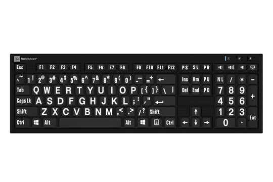 LogicKeyboard Large Print USB Keyboard - Windows – Sterling Adaptives